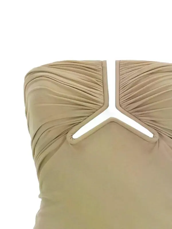 Rick Owens Cut-out Ruched Top
