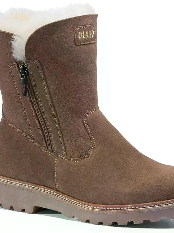 OLANG Agata Zip Boots - Brown