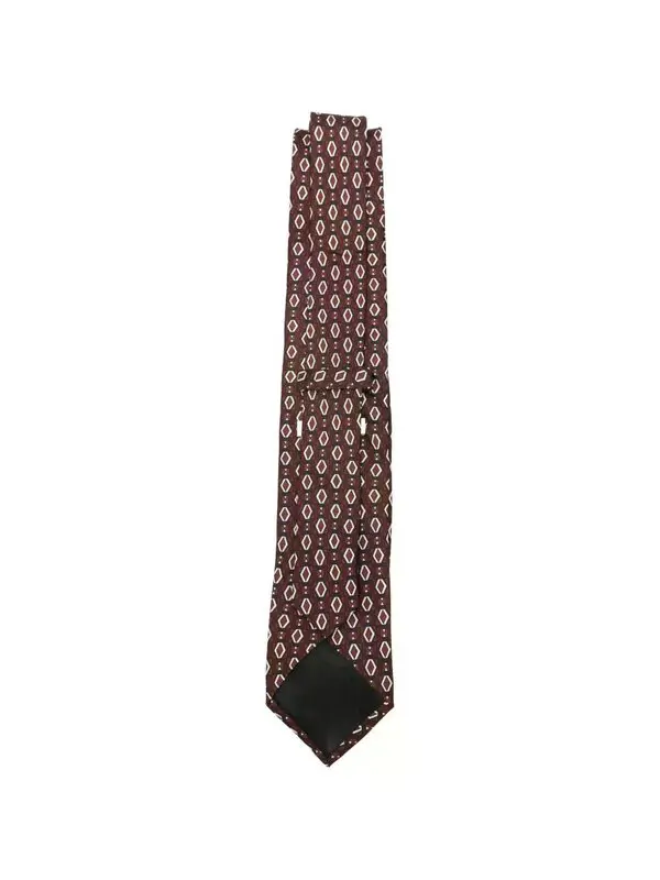 LARDINI Geometric-pattern Neck Tie