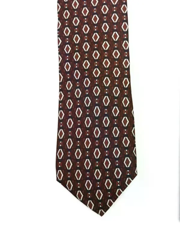 LARDINI Geometric-pattern Neck Tie