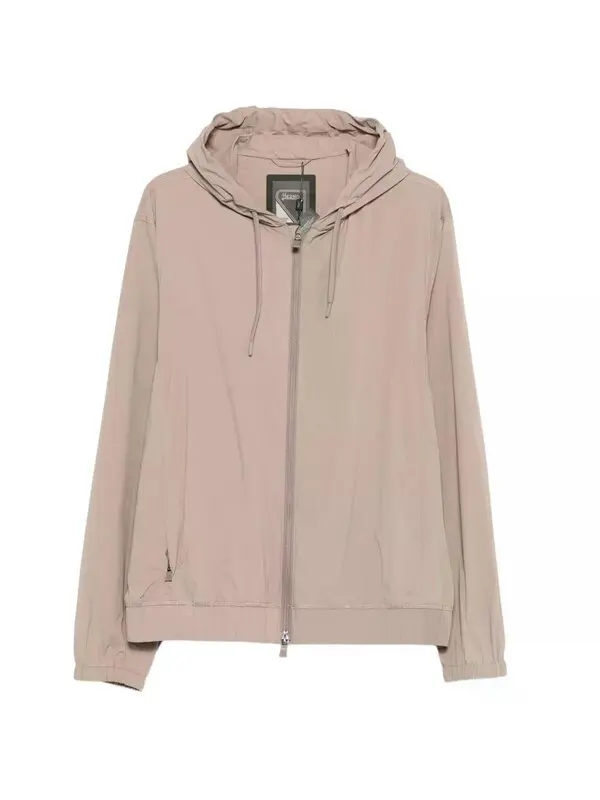 Herno Hooded Zip-up Jacket - Grey