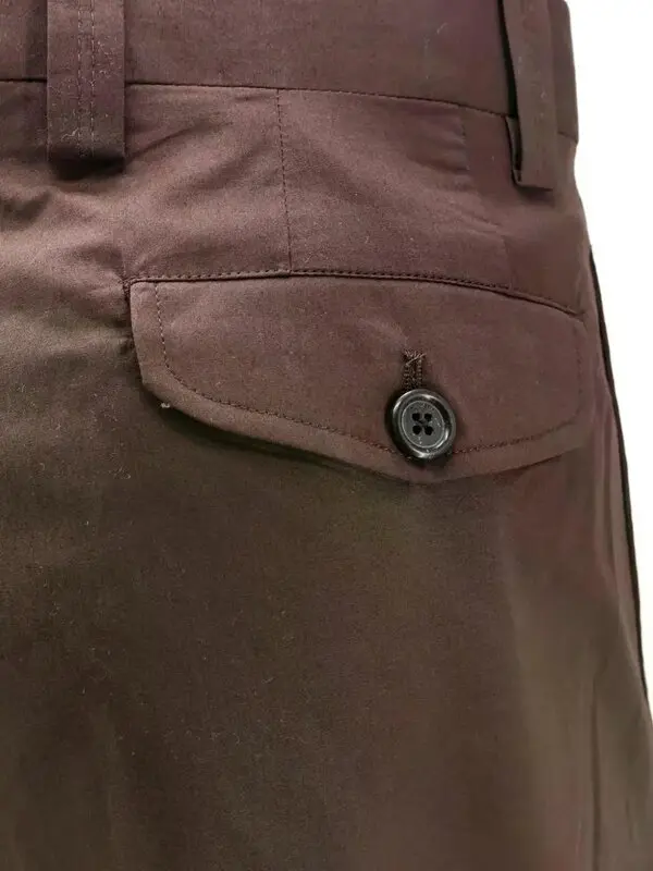 LANEUS Buttoned Trousers