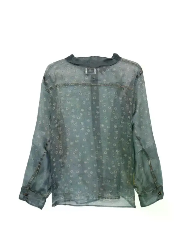 HAIKURE Maya Buttoned Silk Shirt - Blue