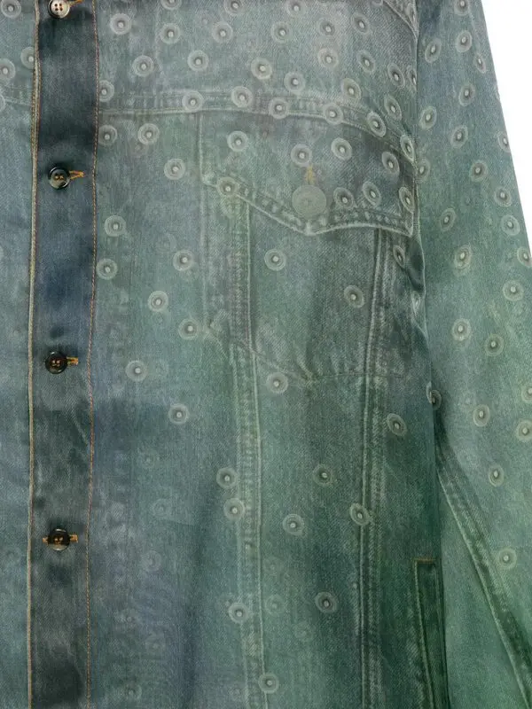 HAIKURE Maya Buttoned Silk Shirt - Blue