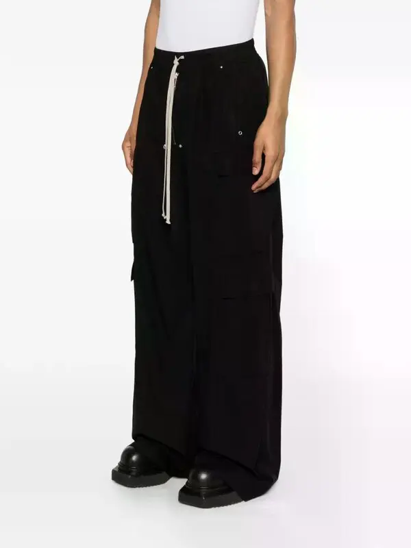 Rick Owens Cargo Zip Trousers - Black