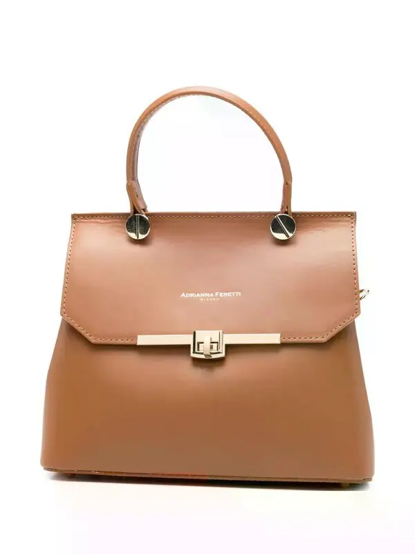 ADRIANNA FERETTI Top Handle Tote - Brown