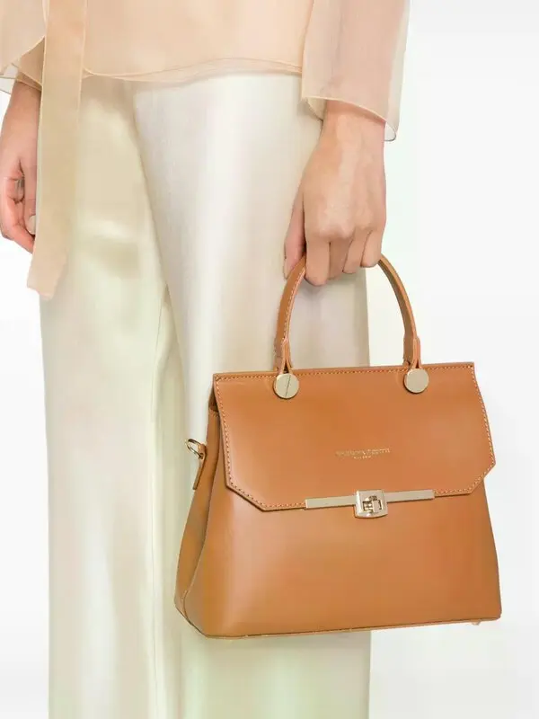 ADRIANNA FERETTI Top Handle Tote - Brown