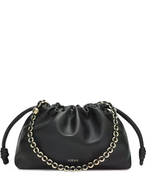 Loewe Purse With Gathered Detail And Chain