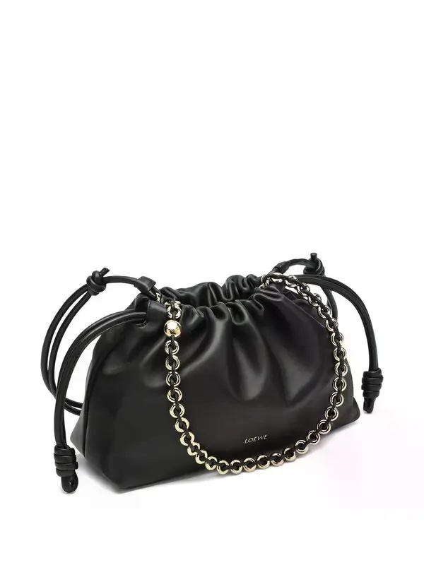 Loewe Purse With Gathered Detail And Chain