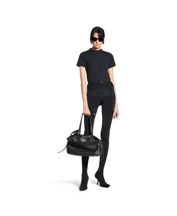 Balenciaga Carrie Bowling Bag Medium - Black