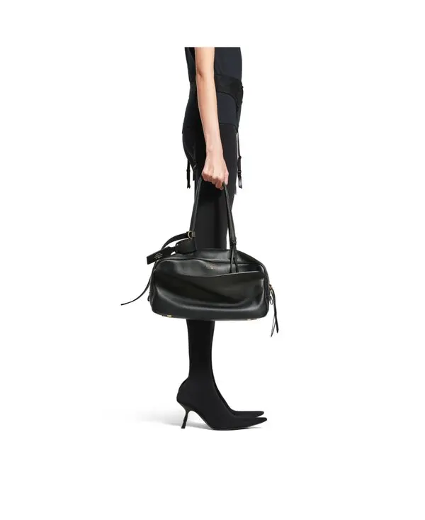 Balenciaga Carrie Bowling Bag Medium - Black