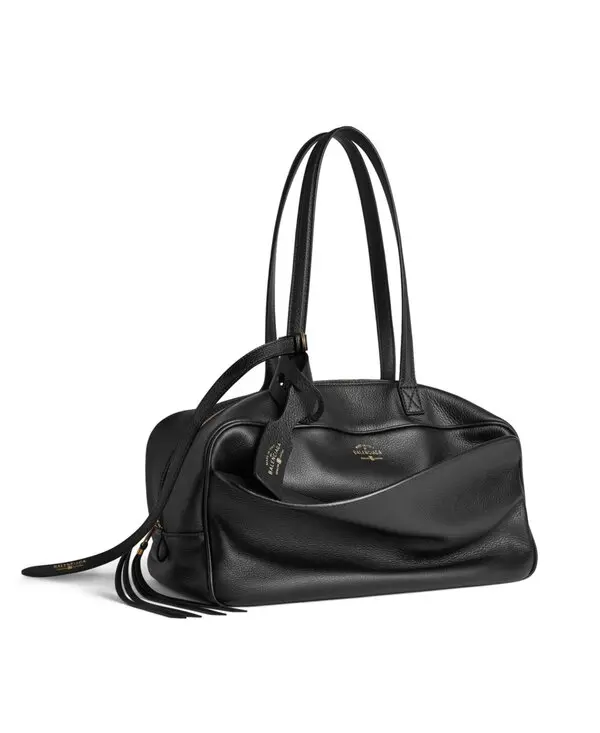 Balenciaga Carrie Bowling Bag Medium - Black