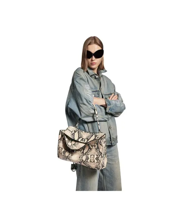 Balenciaga Rodeo Handbag Medium - Natural