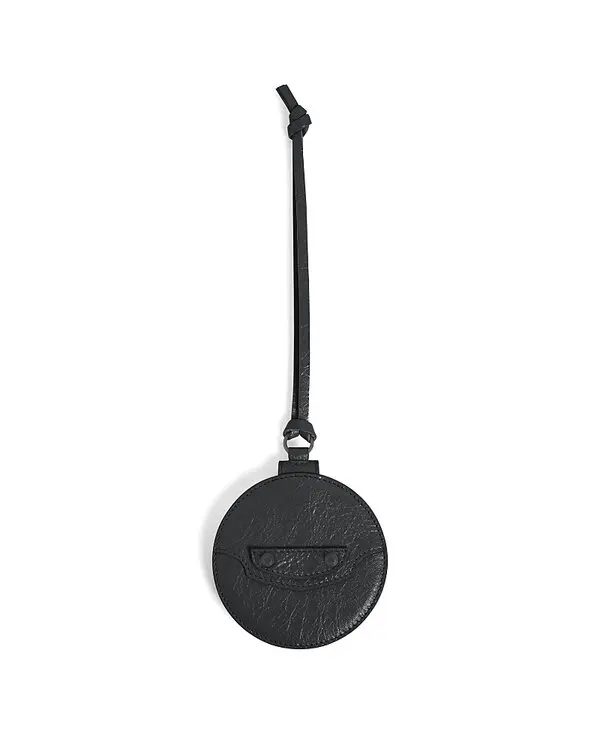 Balenciaga Le City Round Mirror Charm - Black