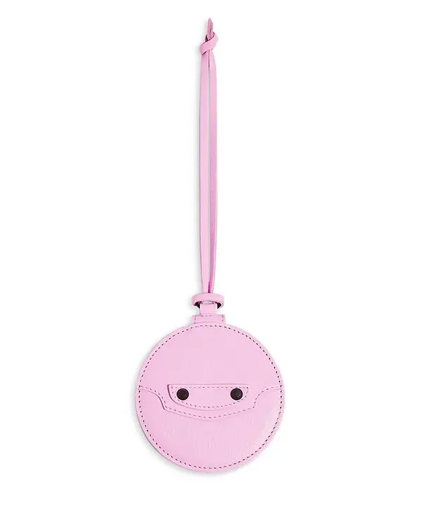 Balenciaga Le City Round Mirror Charm - Bubbly Pink
