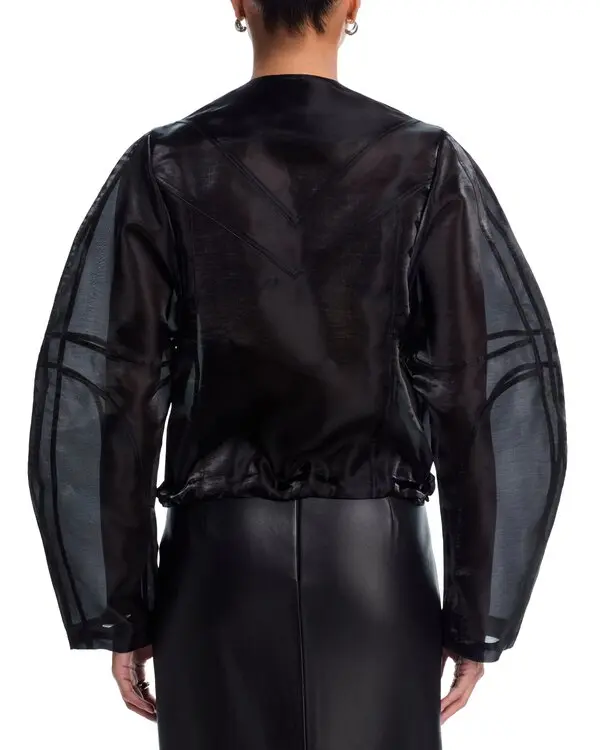 KATE BARTON Zip-up Paneled Jacket