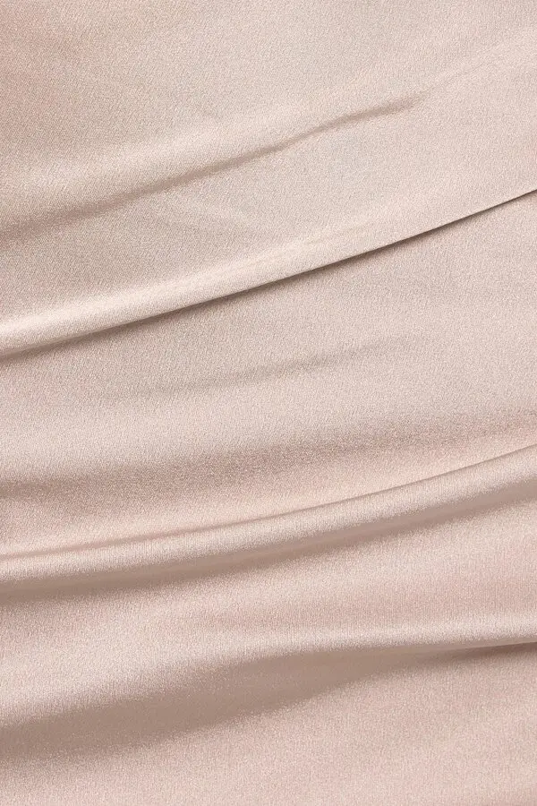 THE SEI Silk-satin Mini Skirt - Blush
