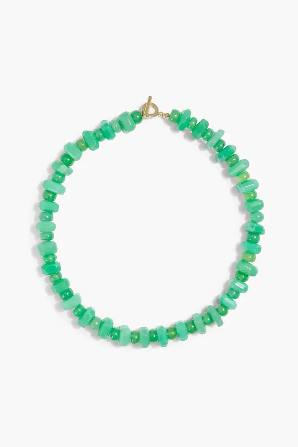 JENNIFER BEHR Luana Chrysoprase Necklace - Jade