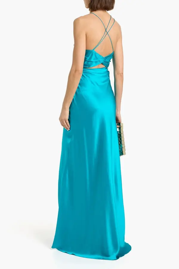 white christmas dresses Tina Holly Couture Designer TW025 Turquoise Glitter Formal Dress w Ove main image 1