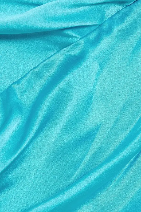 THE SEI Wrap-effect Silk-satin Gown