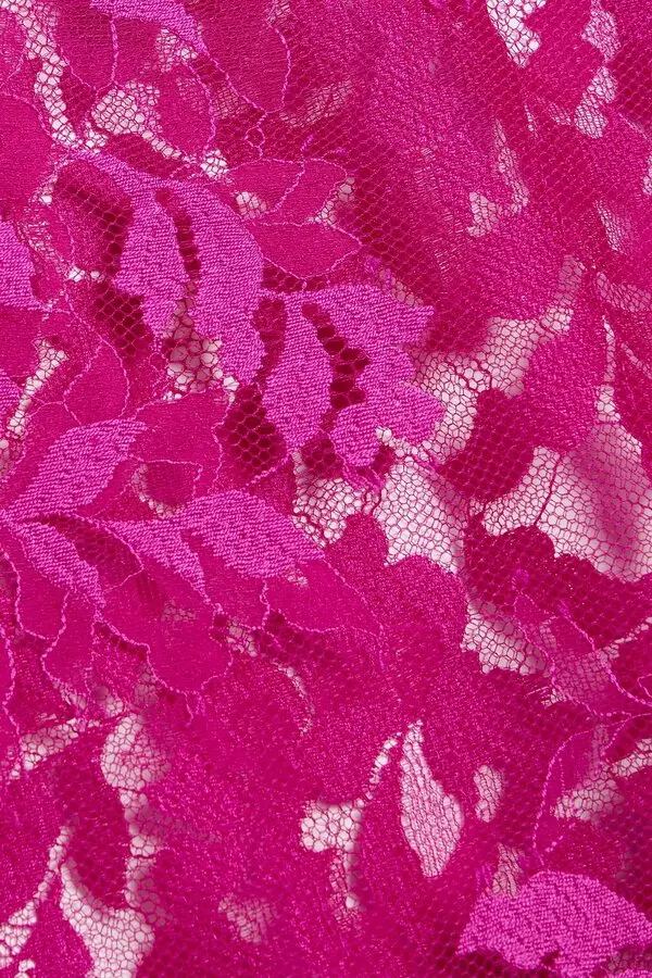THE SEI Cropped Corded Lace Top