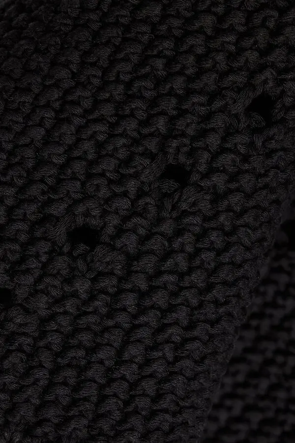 THE SEI Crocheted Cotton-blend Top