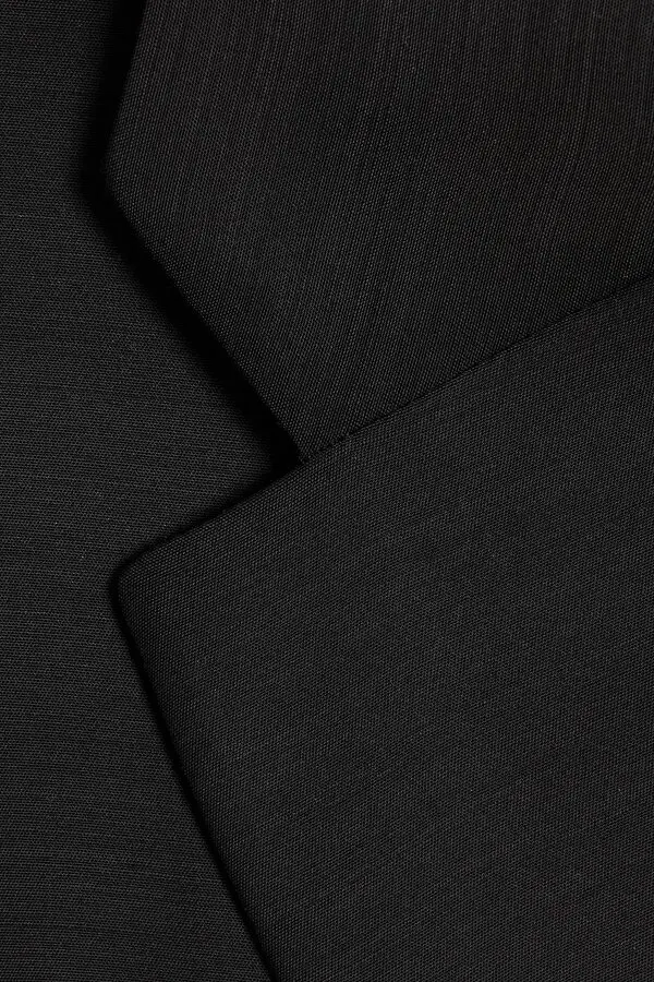 Bite Studios Polus Wool And Silk-blend Crepe Blazer - Black