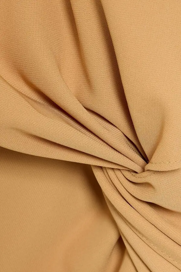 THE SEI One-shoulder Twisted Crepe Top