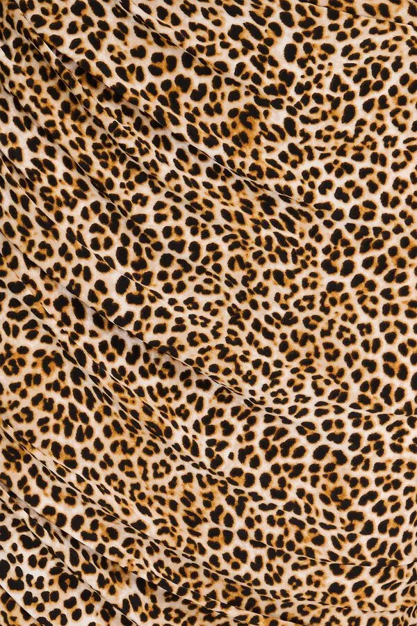 Norma Kamali Diana Strapless Leopard-print Maxi Dress - Ecru