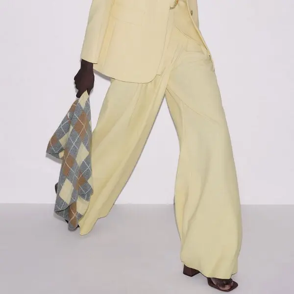 ME+EM Slim Contour Blazer - Dusted Lemon Yellow