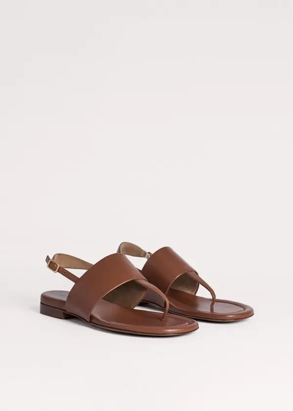 ME+EM Toe-post Sandal - Tan