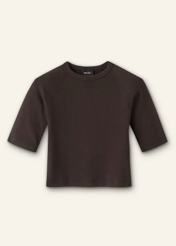 ME+EM Cropped Raglan Tee
