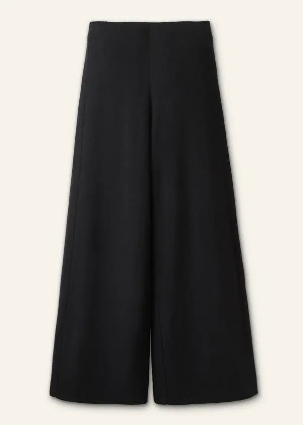 ME+EM Textured Wide-leg Palazzo Pant