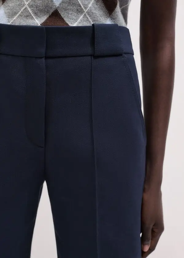 ME+EM Tailored Leg Elongator Trousers - Navy