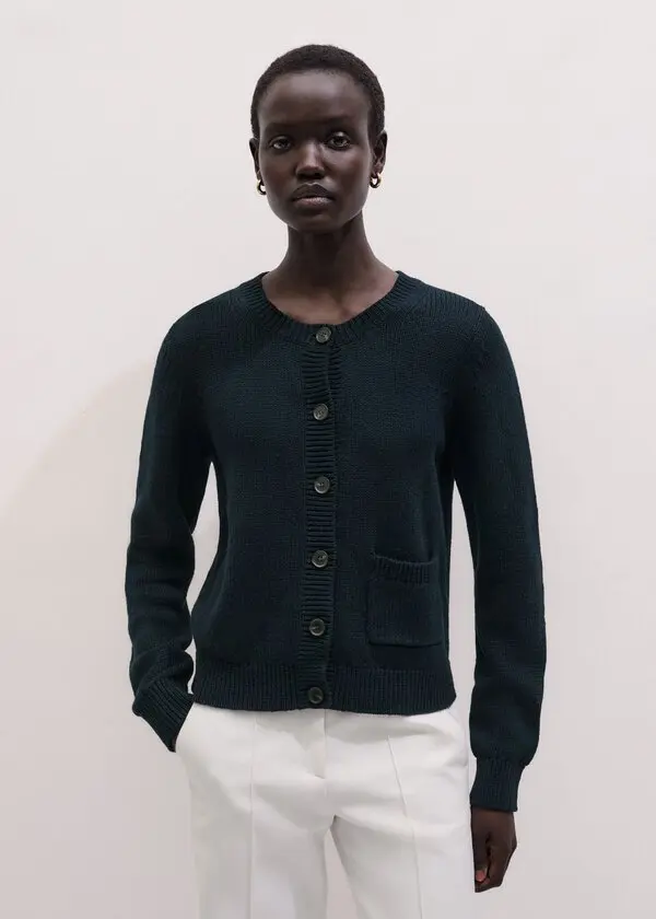 ME+EM Boxy Knit Cardigan