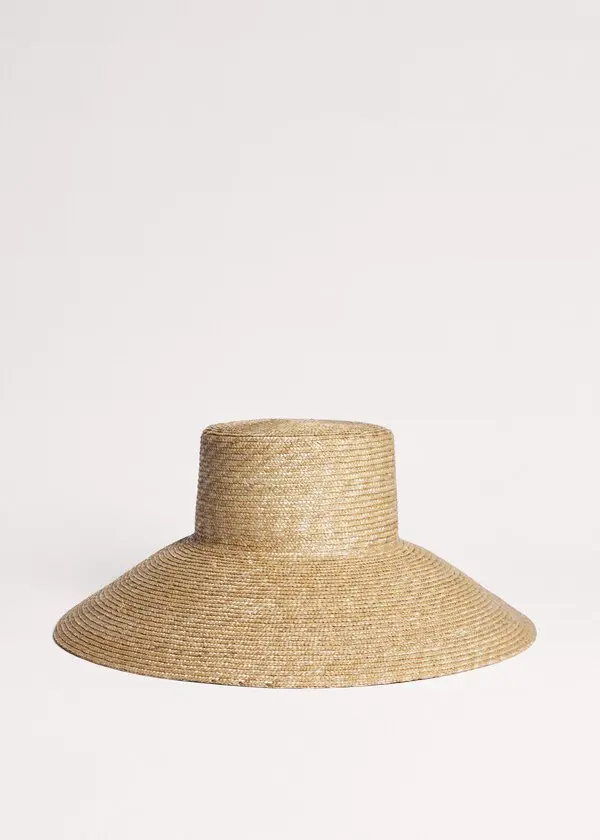 ME+EM Wide Brim Straw Hat - Natural