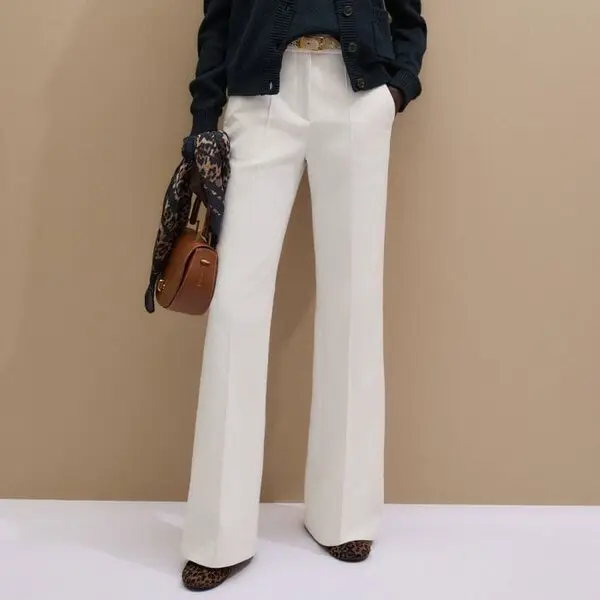 ME+EM Everyday Leg Elongator Trousers - Ivory