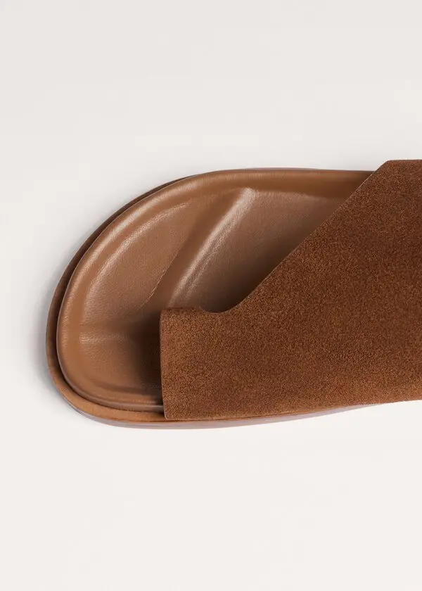 ME+EM Asymmetric Footbed Sandal