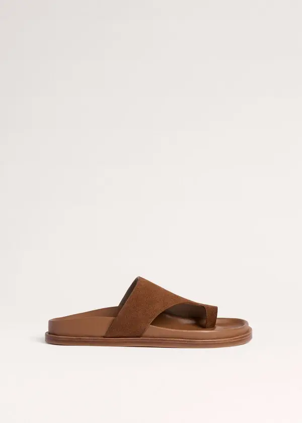 ME+EM Asymmetric Footbed Sandal