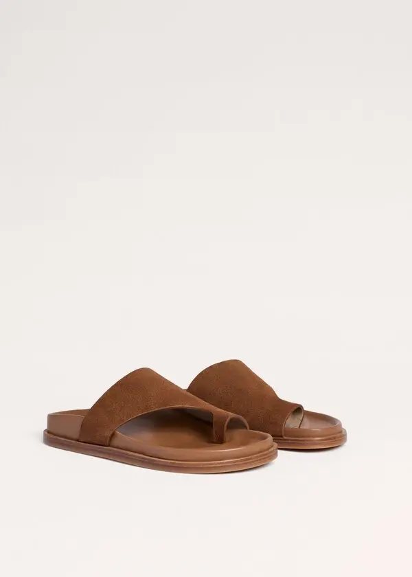 ME+EM Asymmetric Footbed Sandal