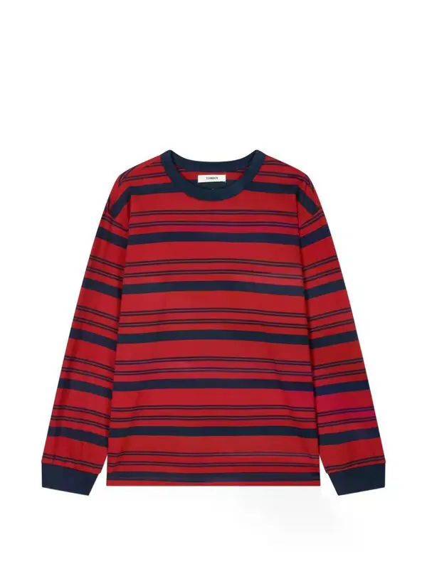STUDIO TOMBOY Striped Long-sleeve T-shirt - Red