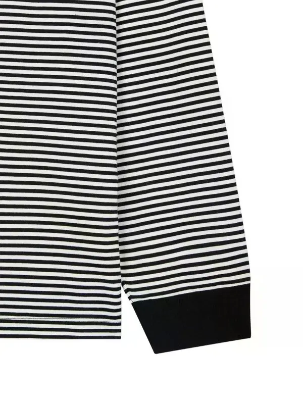 STUDIO TOMBOY Striped Long-sleeve T-shirt - Black