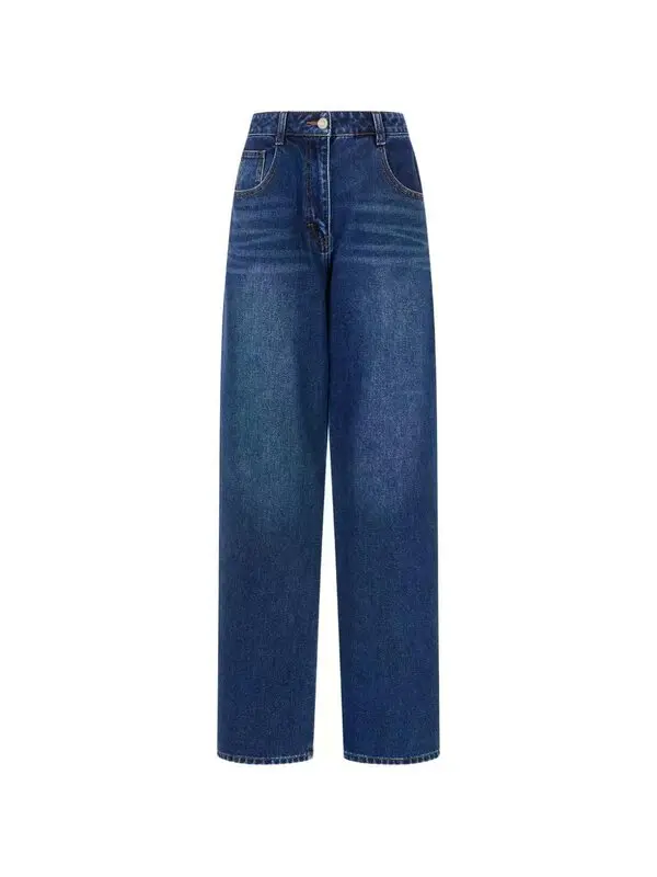 STUDIO TOMBOY Straight Denim Trousers - Blue