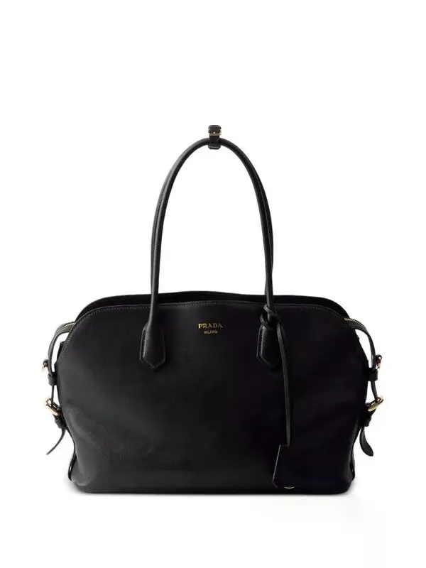 Prada Large Leather Tote Bag