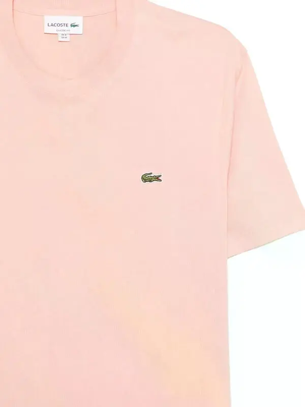 Lacoste Crewneck Logo T-shirt - Pink
