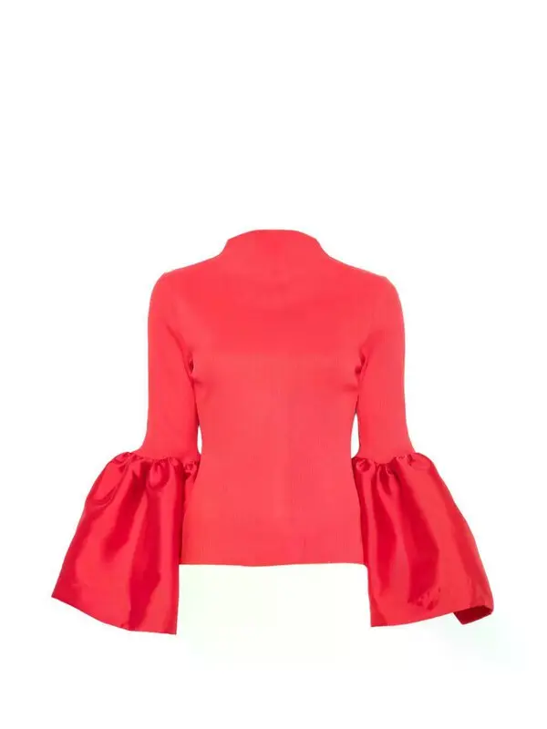 MARQUES' ALMEIDA Ribbed Knit Top With Flared Cuffs