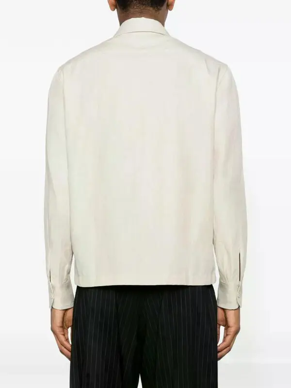 LARDINI Patch Pocket Jacket - Neutrals