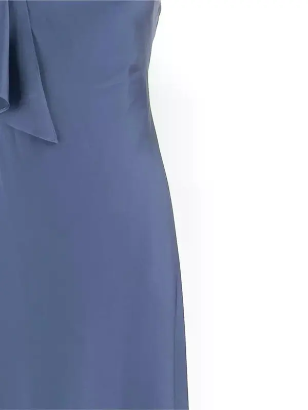 Ralph Lauren Charmeuse One-shoulder Maxi Dress
