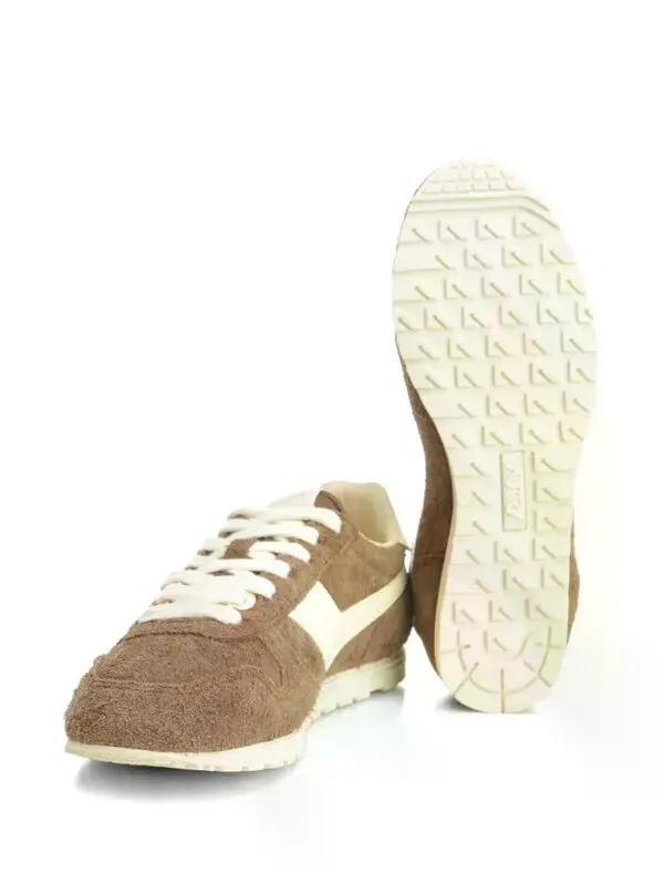 AUTRY Suede Logo-patch Sneakers - Brown