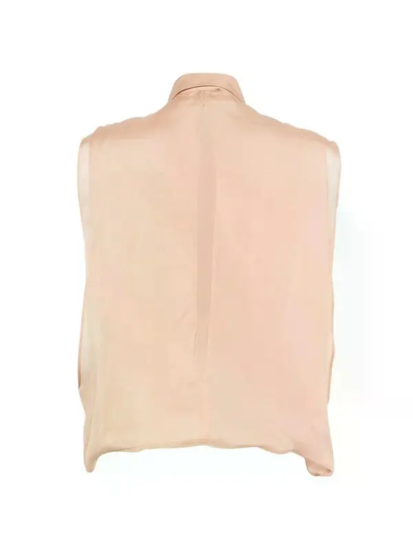 ALYSI Buttoned Collarless Top